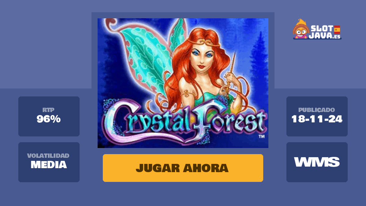 Crystal Forest tragamonedas - Juega gratis en Slot Java