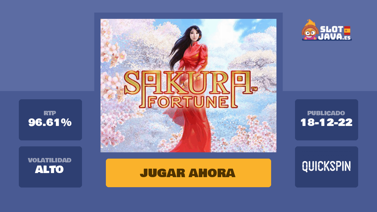Sakura Fortune tragaperras - Juega gratis en Slot Java