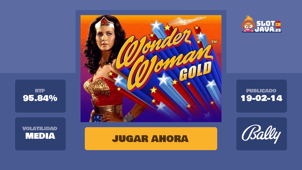 Wonder Woman Gold tragamonedas - Juega gratis en Slot Java