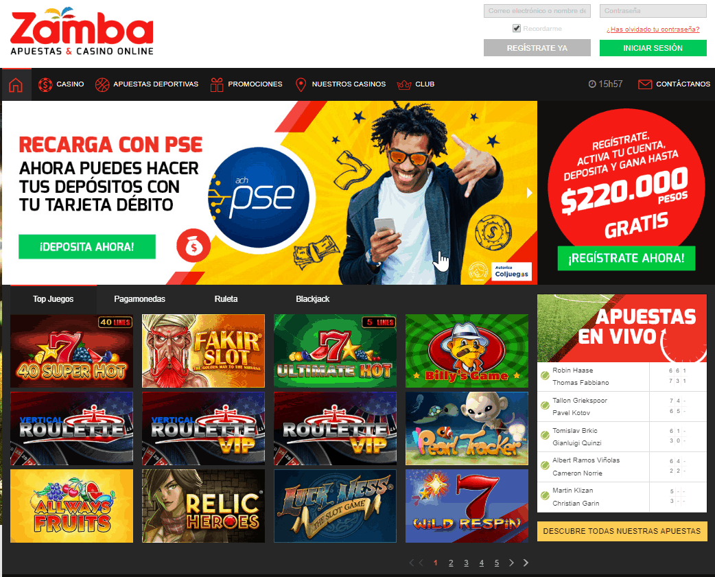 Disfruta con Zamba de un casino online 100% colombiano