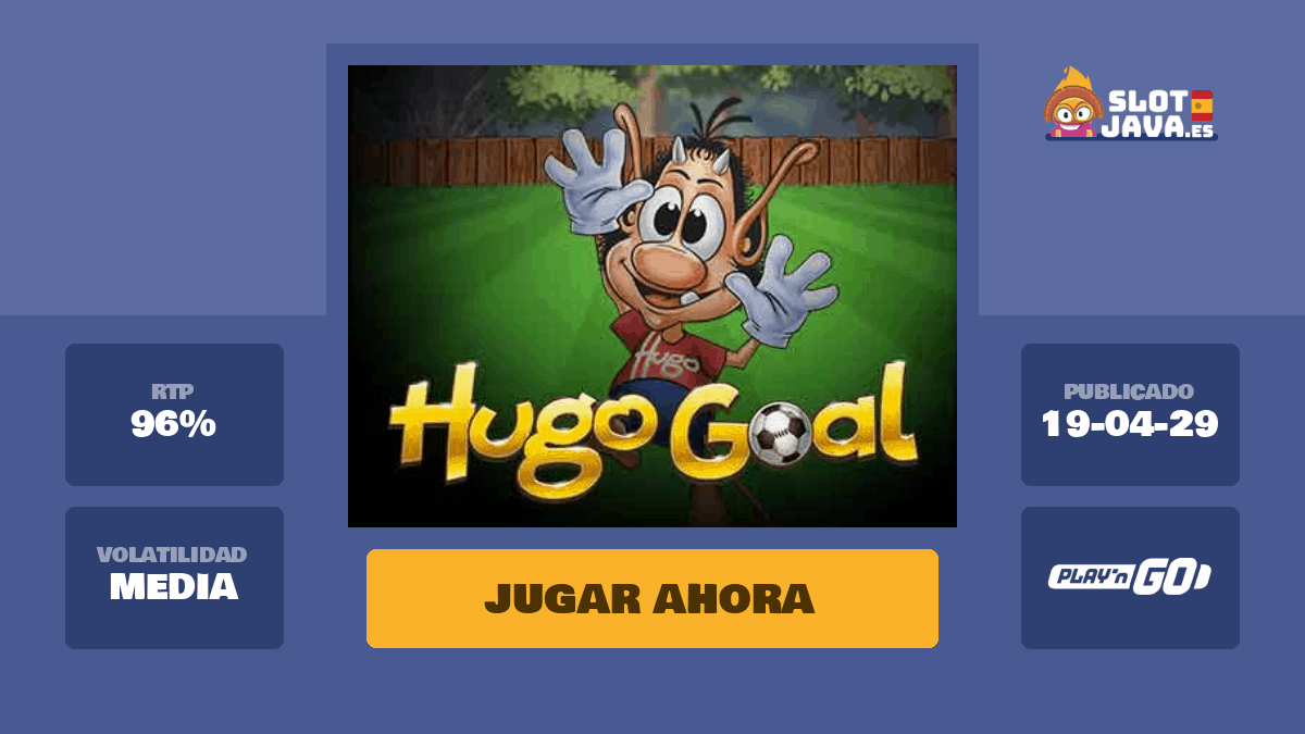 Hugo Goal tragaperras - Juega gratis en Slot Java