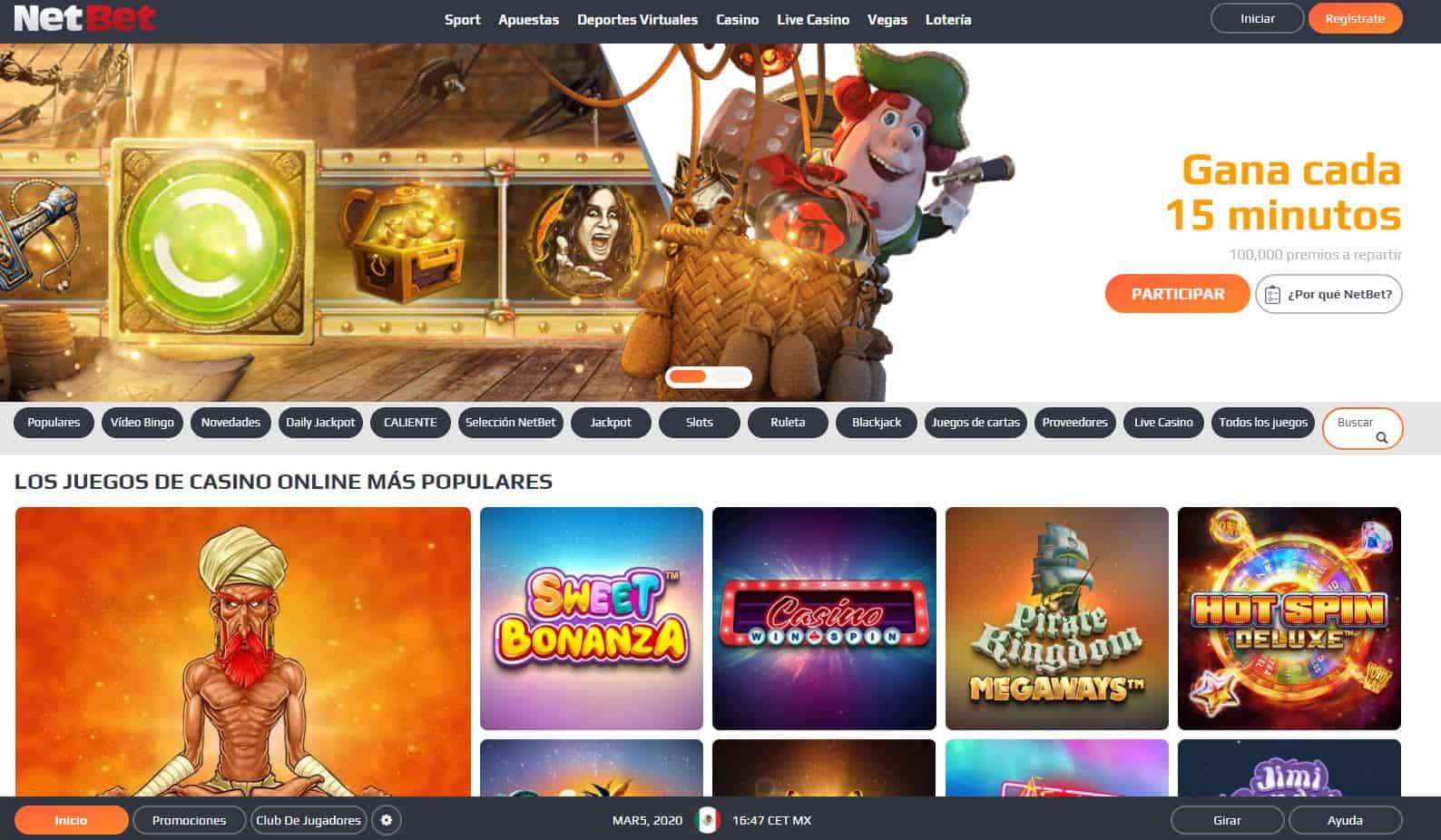 NetBet México - Los mejores bonos y todas las tragamonedas.