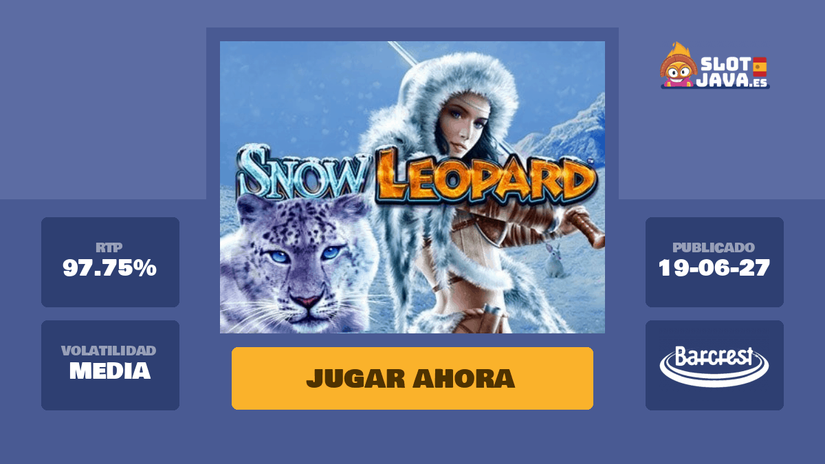 Snow Leopard tragaperras - Juega gratis en Slot Java
