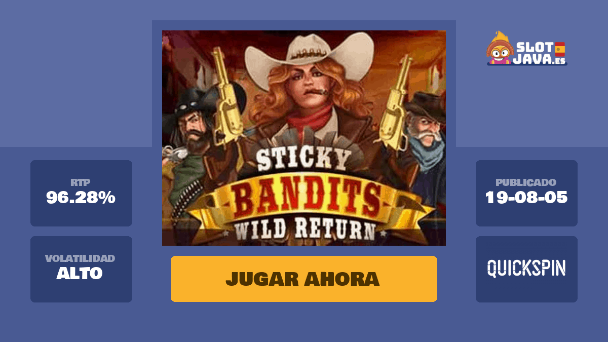 Sticky Bandits Wild Return tragaperras - Juega gratis en Slot Java