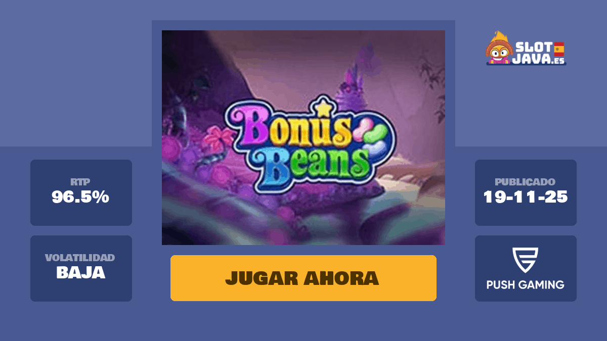 Bonus Beans tragaperras - Juega gratis en SlotJava
