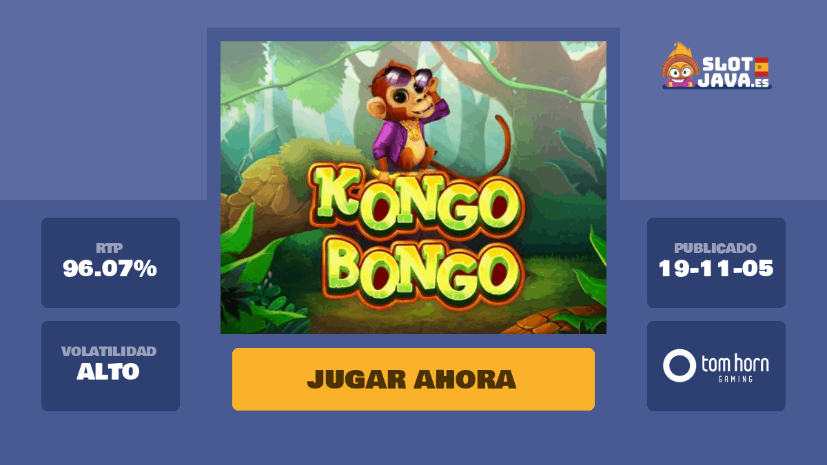 Kongo Bongo tragaperras - Juega gratis en SlotJava