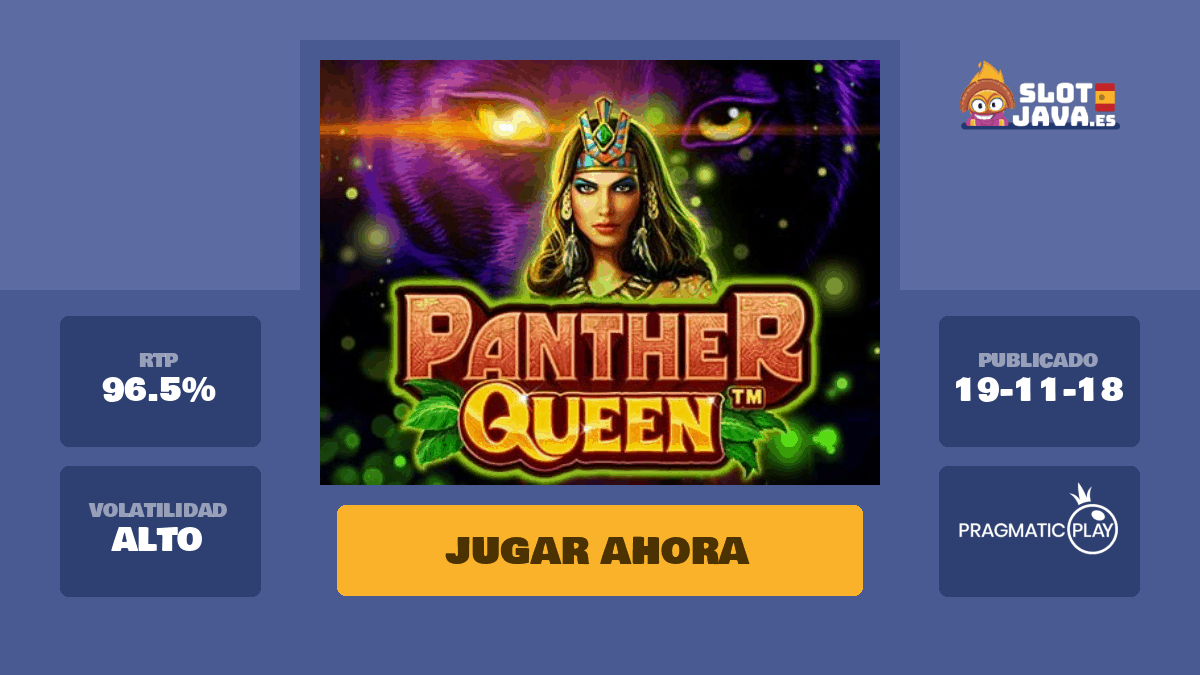 Reseña y ventajas tragaperras Panther Queen, Pragmatic Play