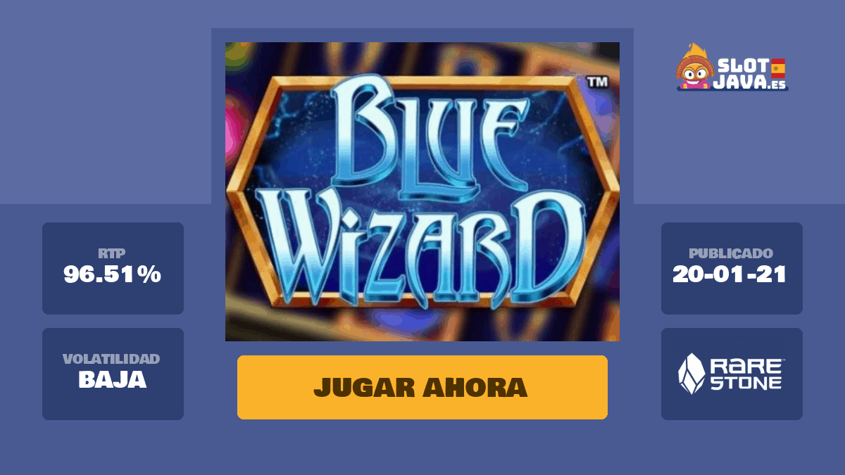 ¡Prepárate para jugar gratis a Blue Wizard de Playtech!