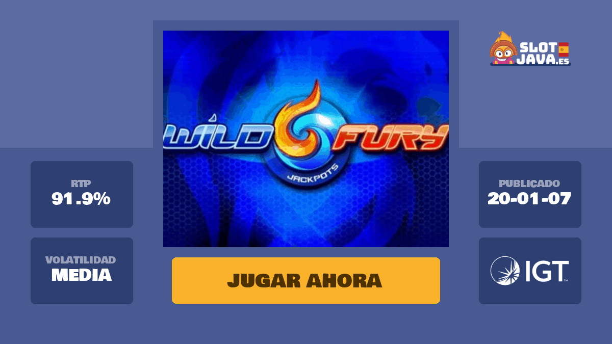 Wild Fury Jackpots tragaperras - Juega gratis en SlotJava
