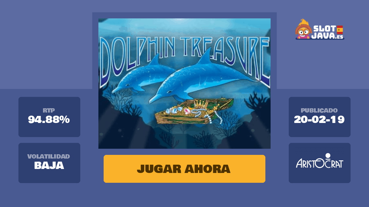 Tragaperras en línea Dolphin Treasure de Aristocrat