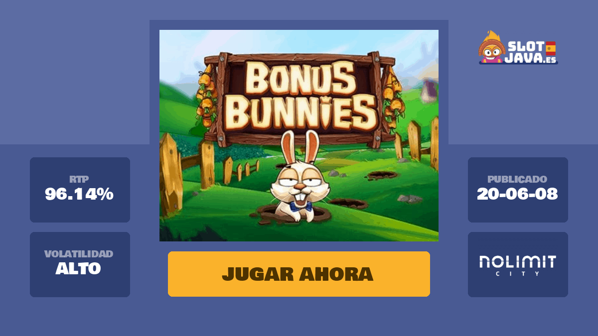 Jugar gratis a Bonus Bunnies de Nolimitcity con SlotJava