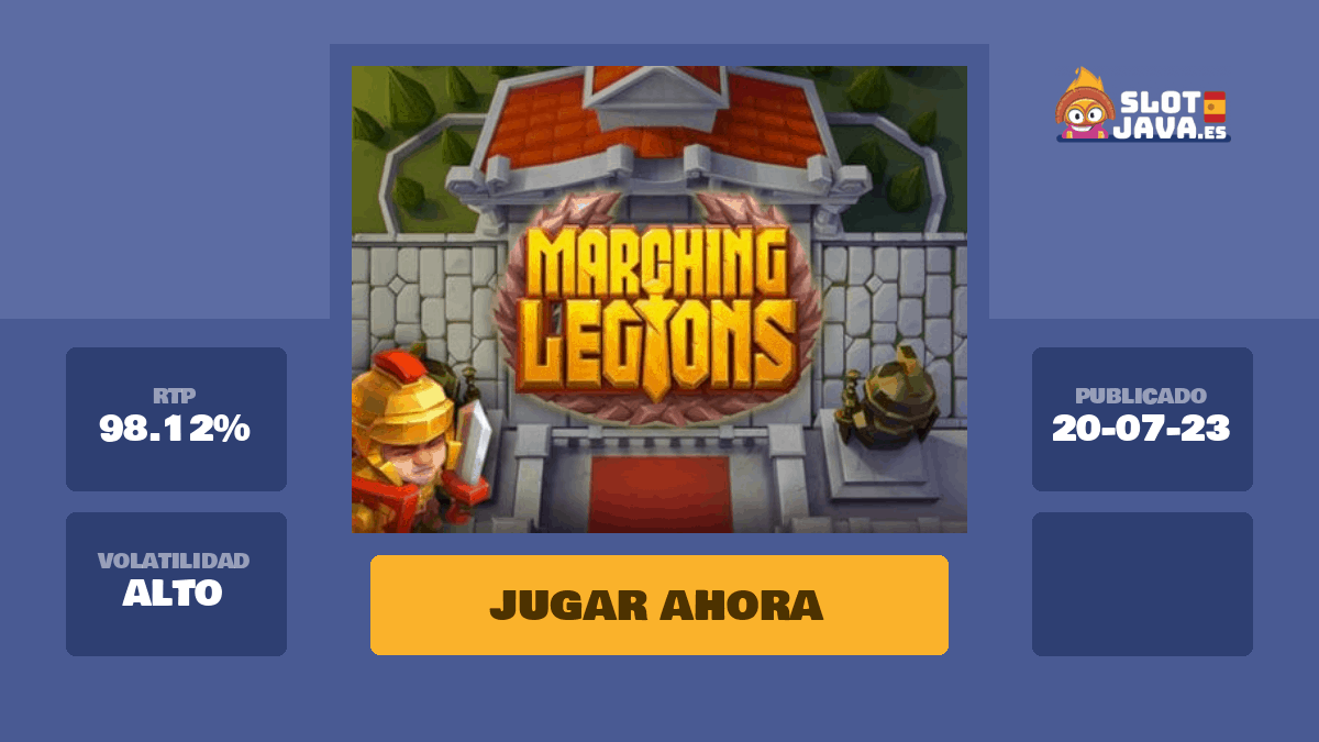 Reseña y ventajas tragaperras Marching Legions, Relax Gaming