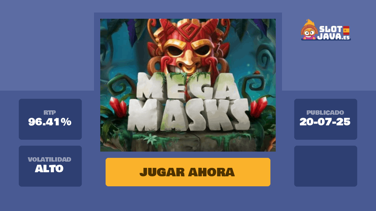 Mega Masks es un 5x5 con símbolos gigantes