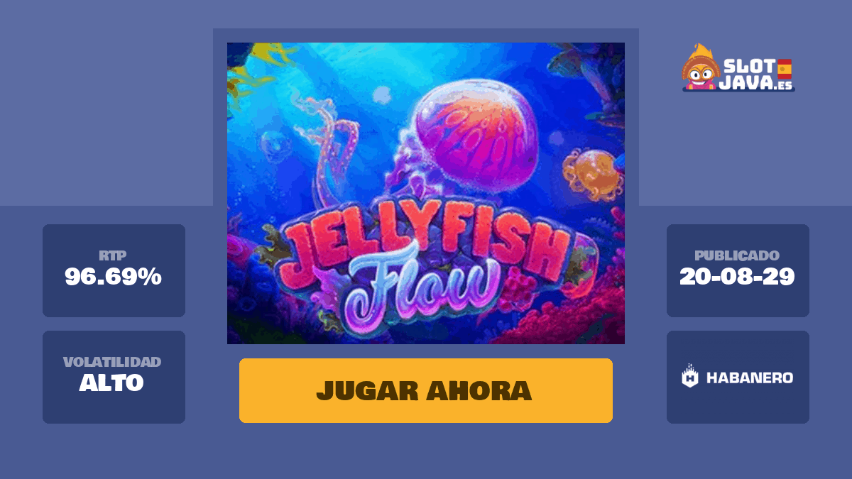 Jellyfish Flow tiene alta volatilidad y RTP 96,69%