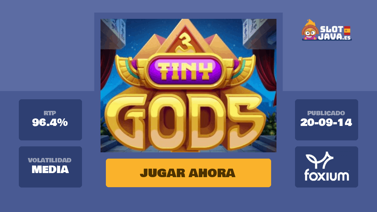 Aquí puedes jugar gratis a 3 Tiny Gods de Foxium