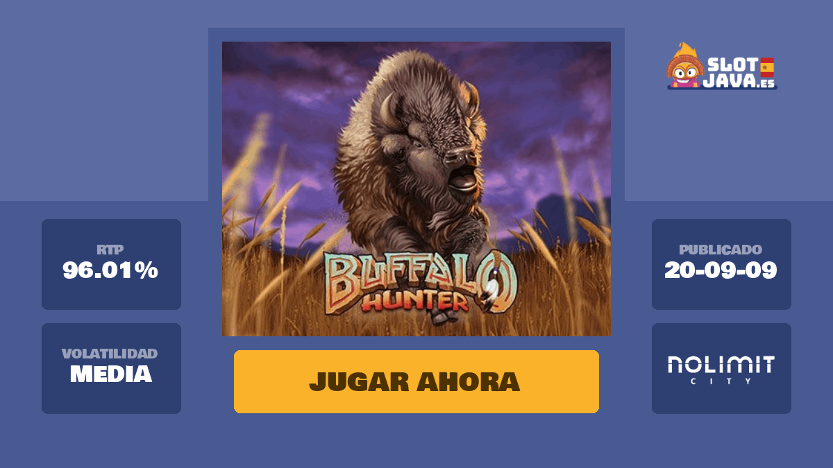 Jugar gratis a Buffalo Hunter de NoLimitCity