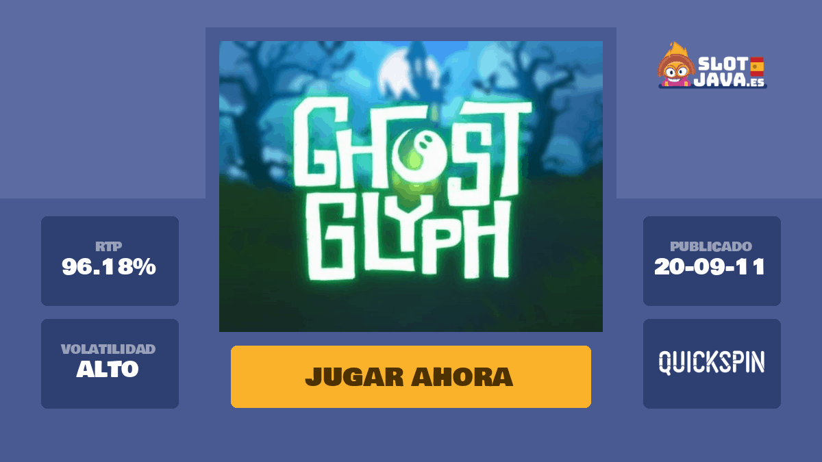 Reseña y ventajas de la tragaperras Ghost Glyph - Quickspin