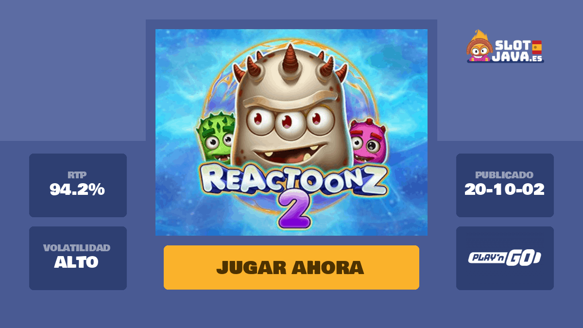 Reseña y ventajas de la tragaperras Reactoonz 2 - Play’n GO