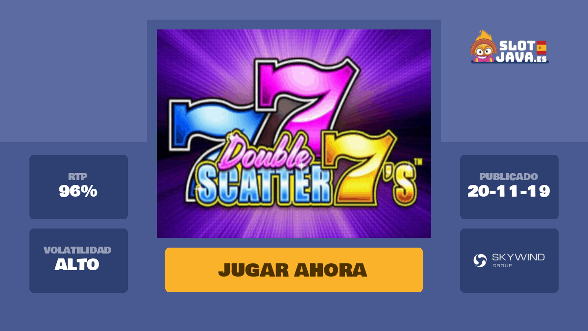 Double Scatter 7's tragaperras online - Juega gratis en SlotJava
