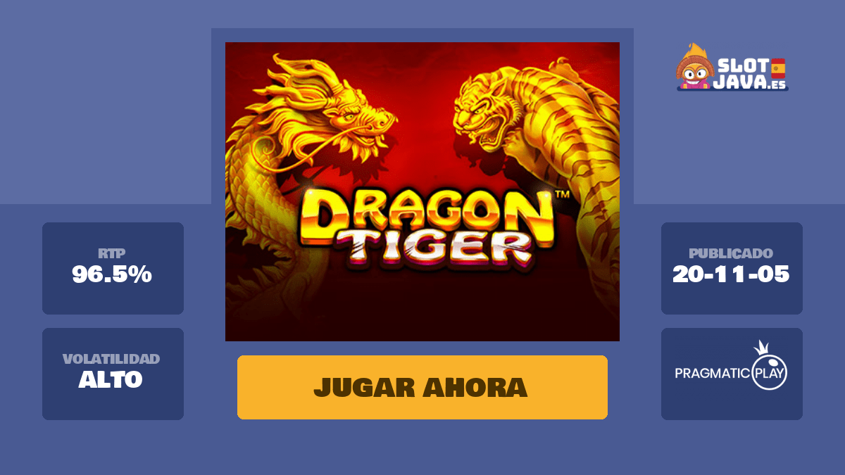 Dragon Tiger tragaperras online - Juega gratis en SlotJava