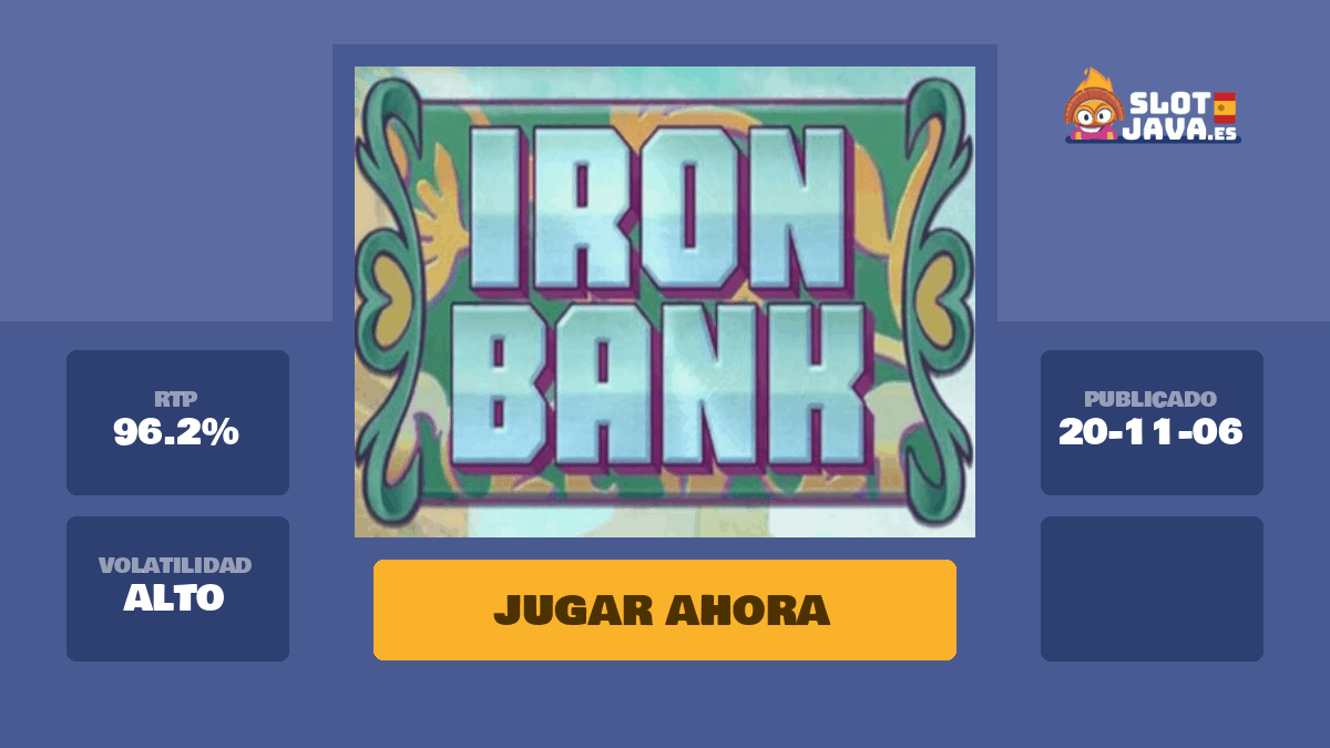 Iron Bank tragaperras online - Juega gratis en SlotJava