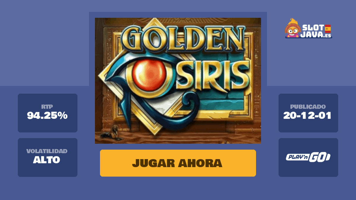 Golden Osiris tragaperras online - Juega gratis en SlotJava