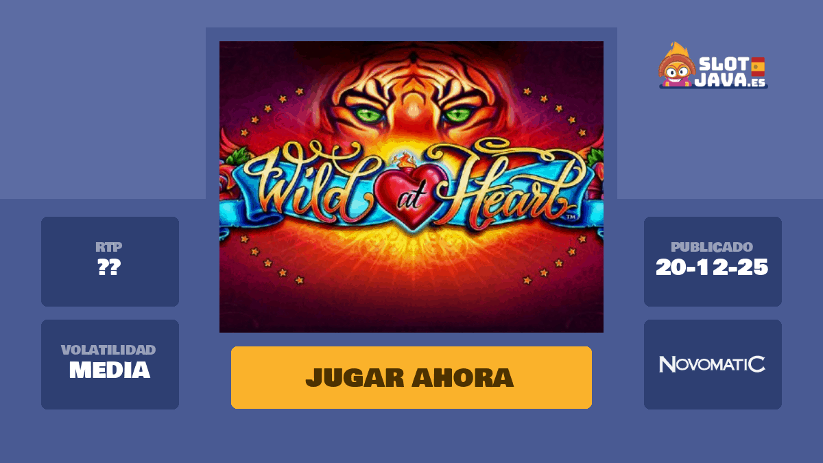 Wild at Heart tragaperras online - Juega gratis en SlotJava