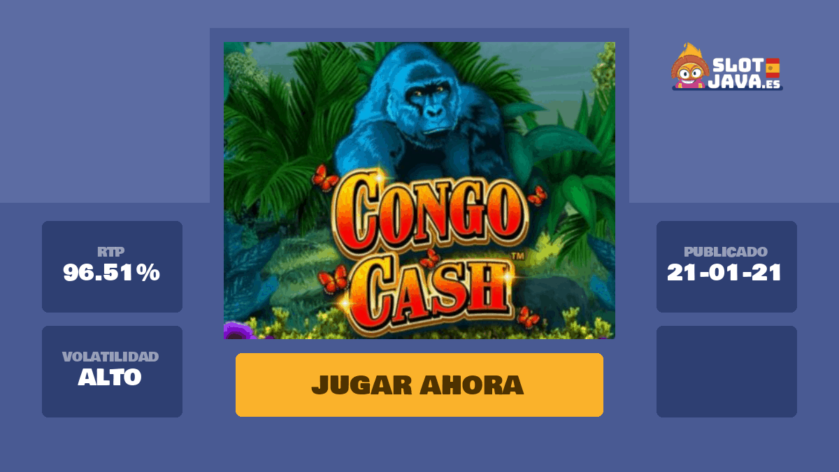 Congo Cash tragaperras online - Juega gratis en SlotJava