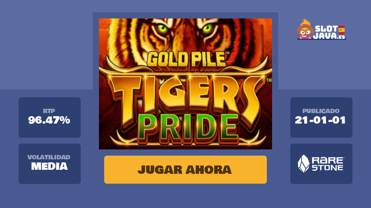 Gold Pile Tigers Pride tragaperras online - Juega gratis en SlotJava