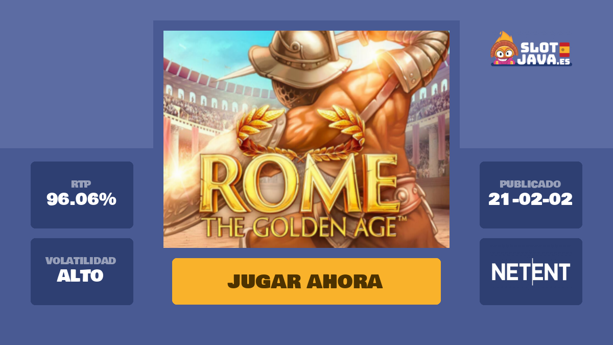 Rome The Golden Age tragaperras online - Juega gratis en SlotJava