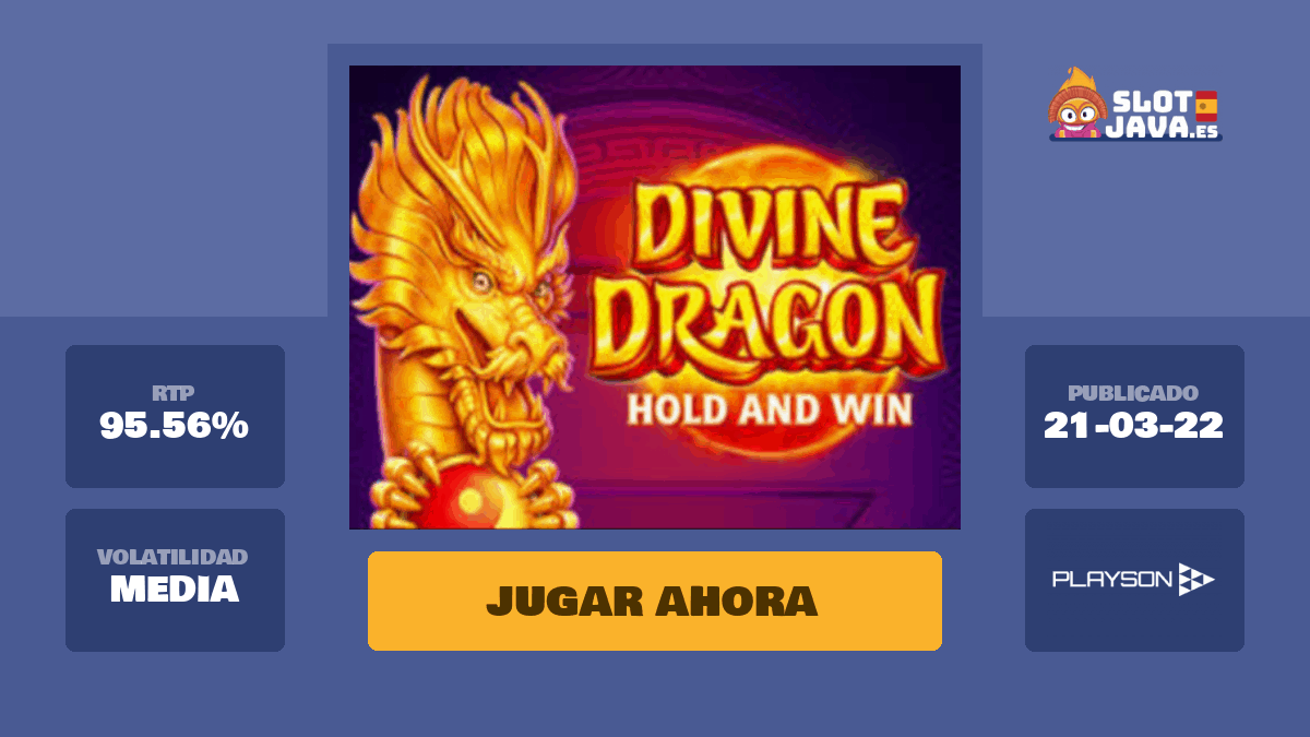Divine Dragon: Hold and Win tragaperras online - Juega gratis en SlotJava