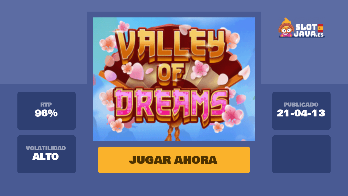 Valley of Dreams tragaperras online - Juega gratis en SlotJava