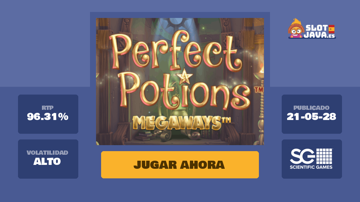 Perfect Potions Megaways tragaperras online - Juega gratis en SlotJava