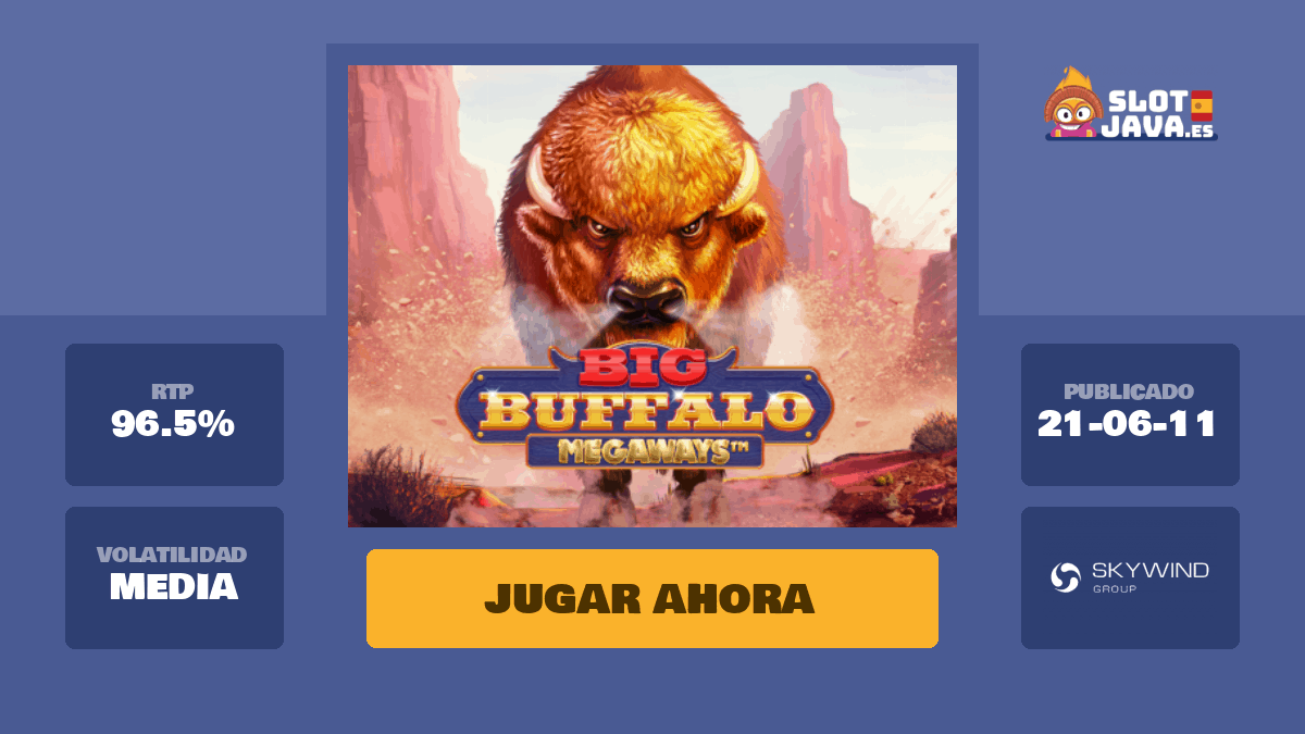 Big Buffalo Megaways tragaperras online - Juega gratis en SlotJava