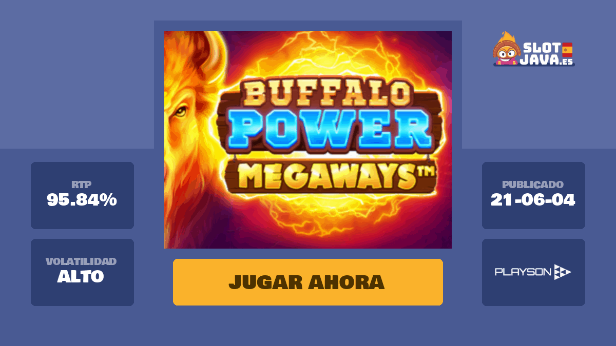 Buffalo Power Megaways tragaperras online - Juega gratis en SlotJava