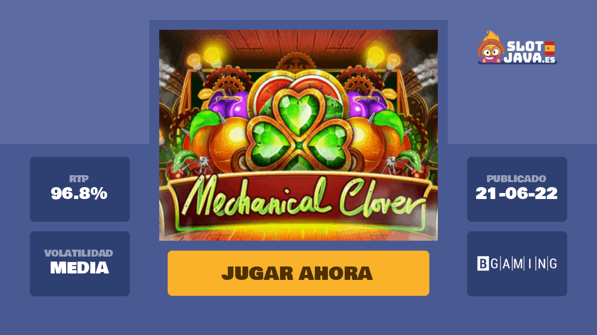 Mechanical Clover tragaperras online - Juega gratis en SlotJava