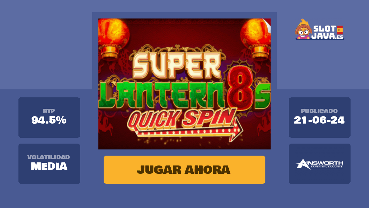 Super Lantern 8s tragaperras online - Juega gratis en SlotJava