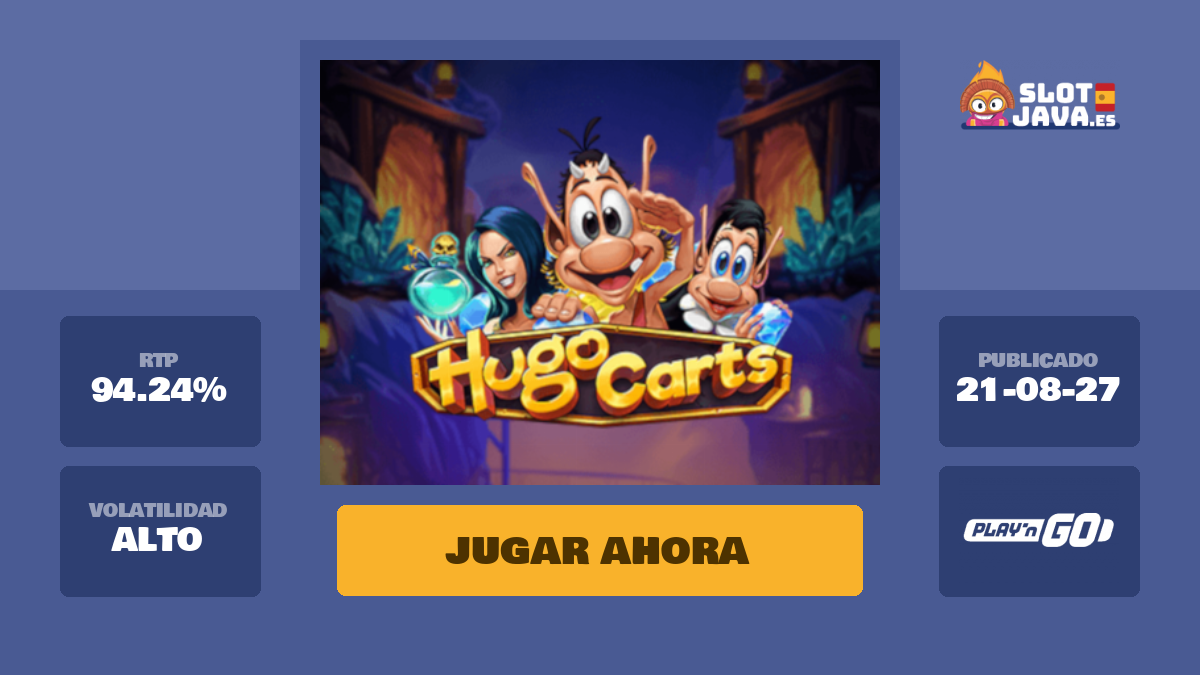 Hugo Carts tragaperras online - Juega gratis en SlotJava