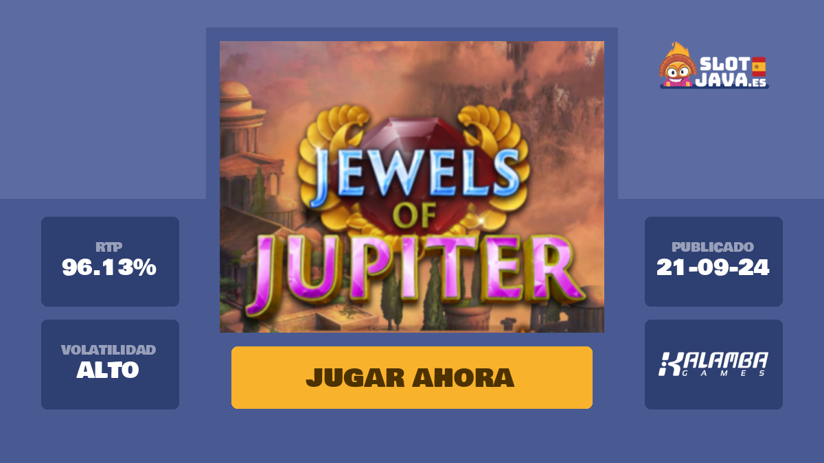 Jewels of Jupiter tragaperras online - Juega gratis en SlotJava