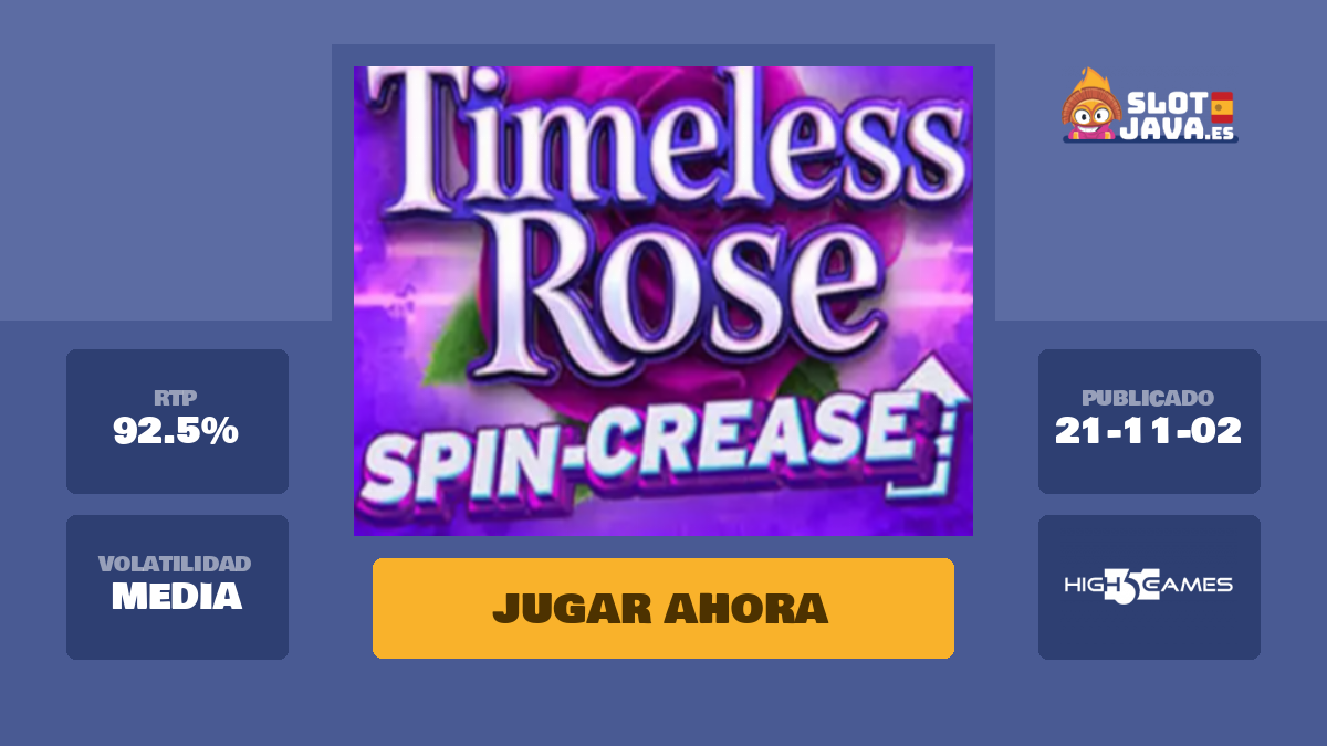 Timeless Rose tragaperras online - Juega gratis en SlotJava