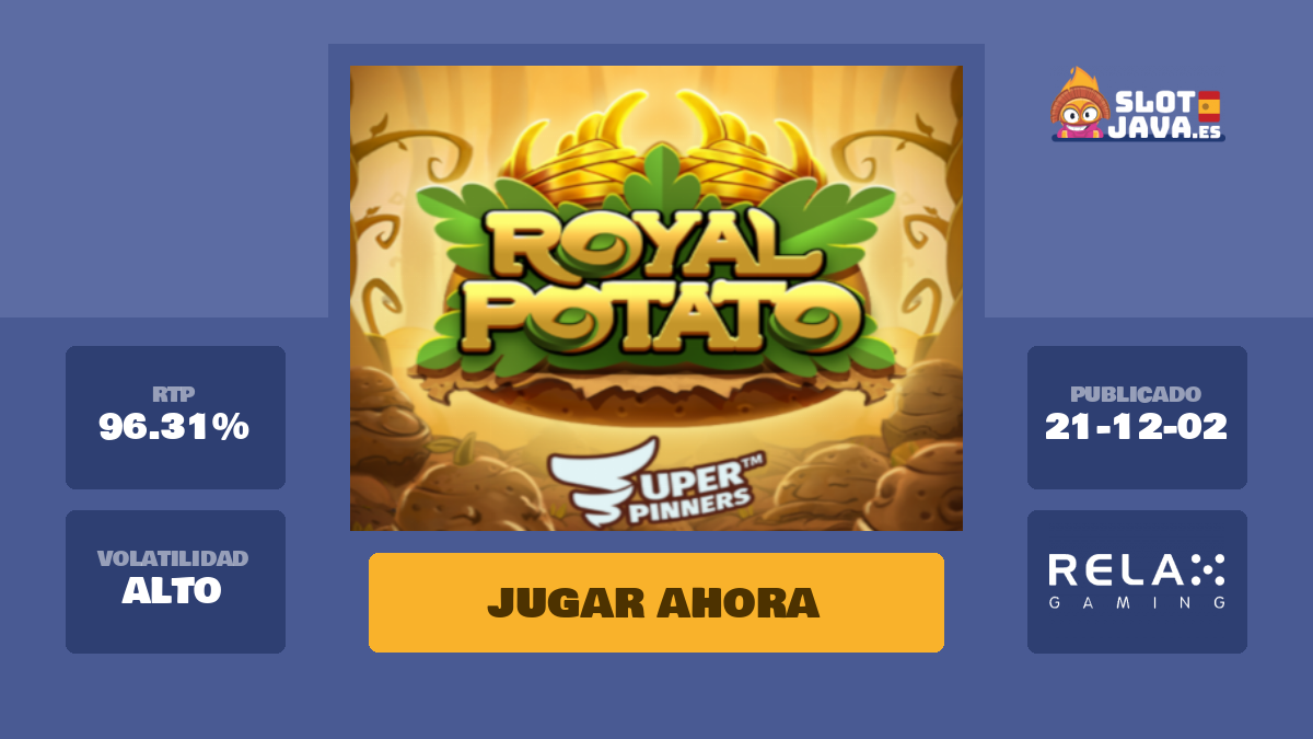 Royal Potato tragaperras online - Juega gratis en SlotJava
