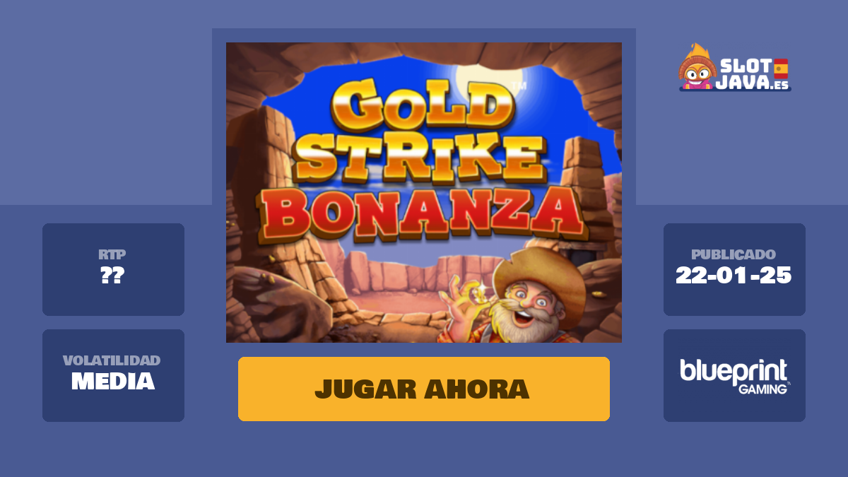 Gold Strike Bonanza Jackpot King tragaperras online - Juega gratis en ...