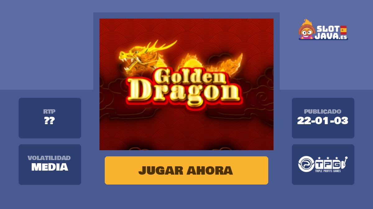 Golden Dragon tragaperras online - Juega gratis en SlotJava