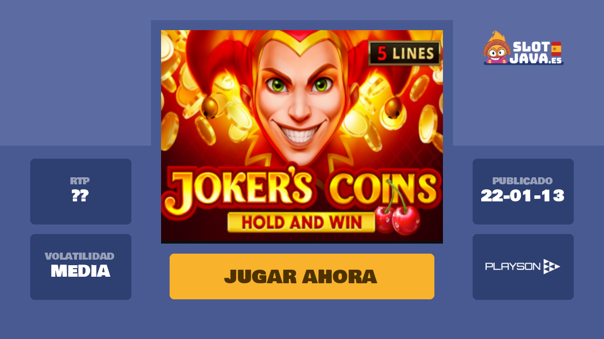 Joker's Coins tragaperras online - Juega gratis en SlotJava