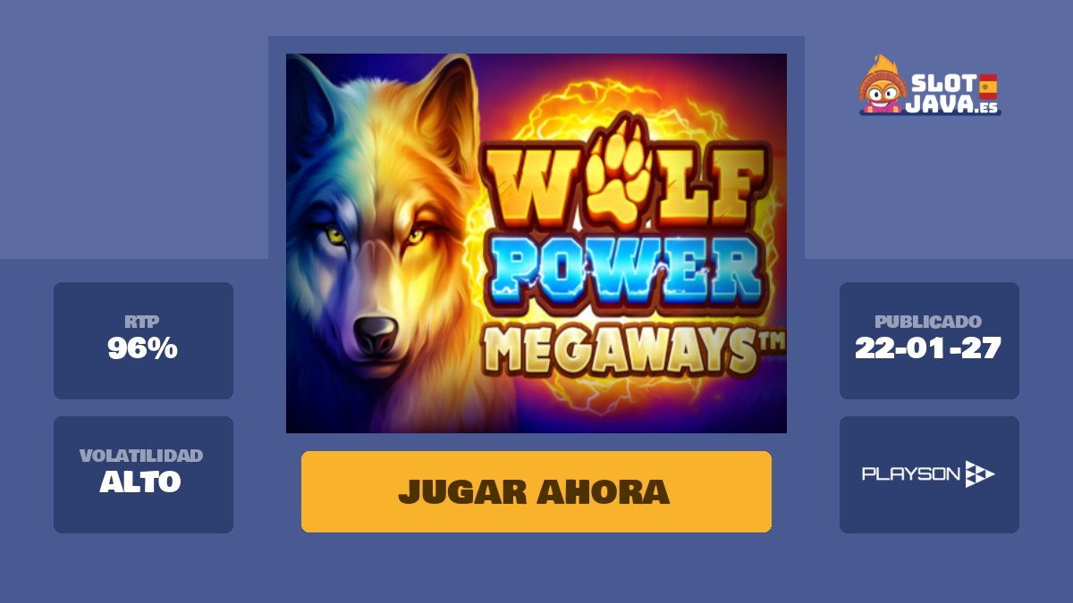 Wolf Power Megaways tragaperras online - Juega gratis en SlotJava