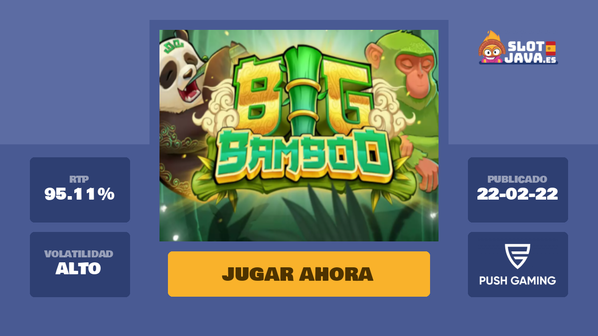Big Bamboo tragaperras Reseña | SlotJava.es