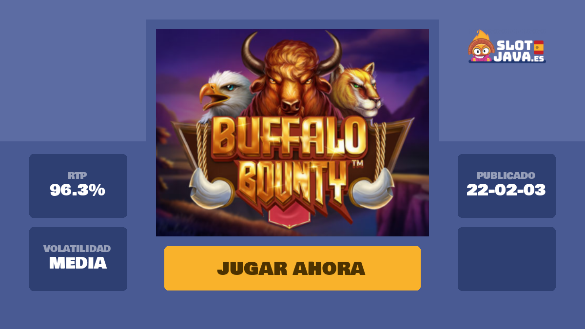 Buffalo Bounty tragaperras online - Juega gratis en SlotJava