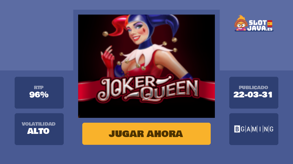 Joker Queen tragaperras online - Juega gratis en SlotJava