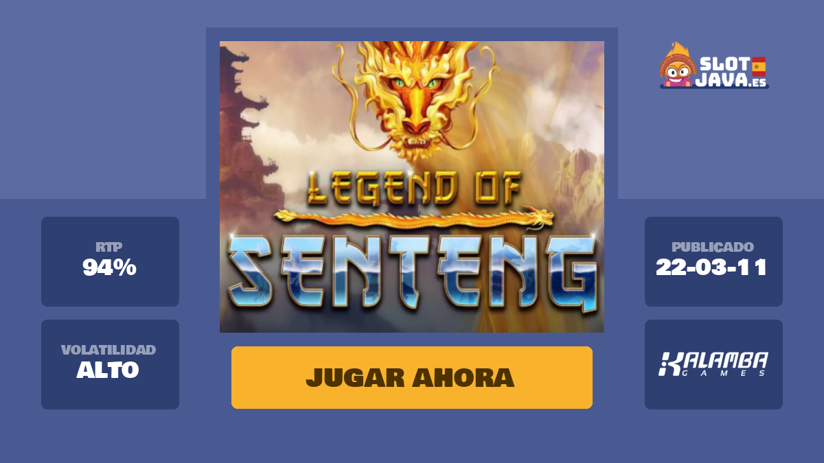 Legend of Senteng tragaperras online - Juega gratis en SlotJava