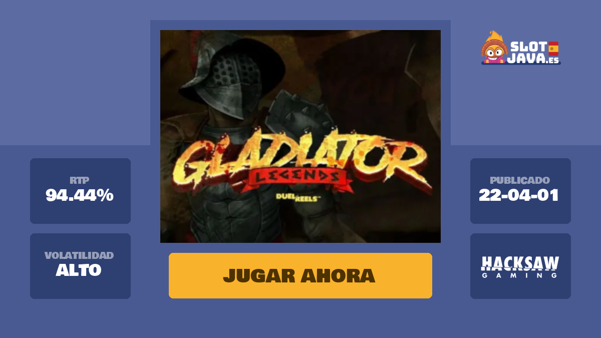 Gladiator Legends tragaperras online - Juega gratis en SlotJava